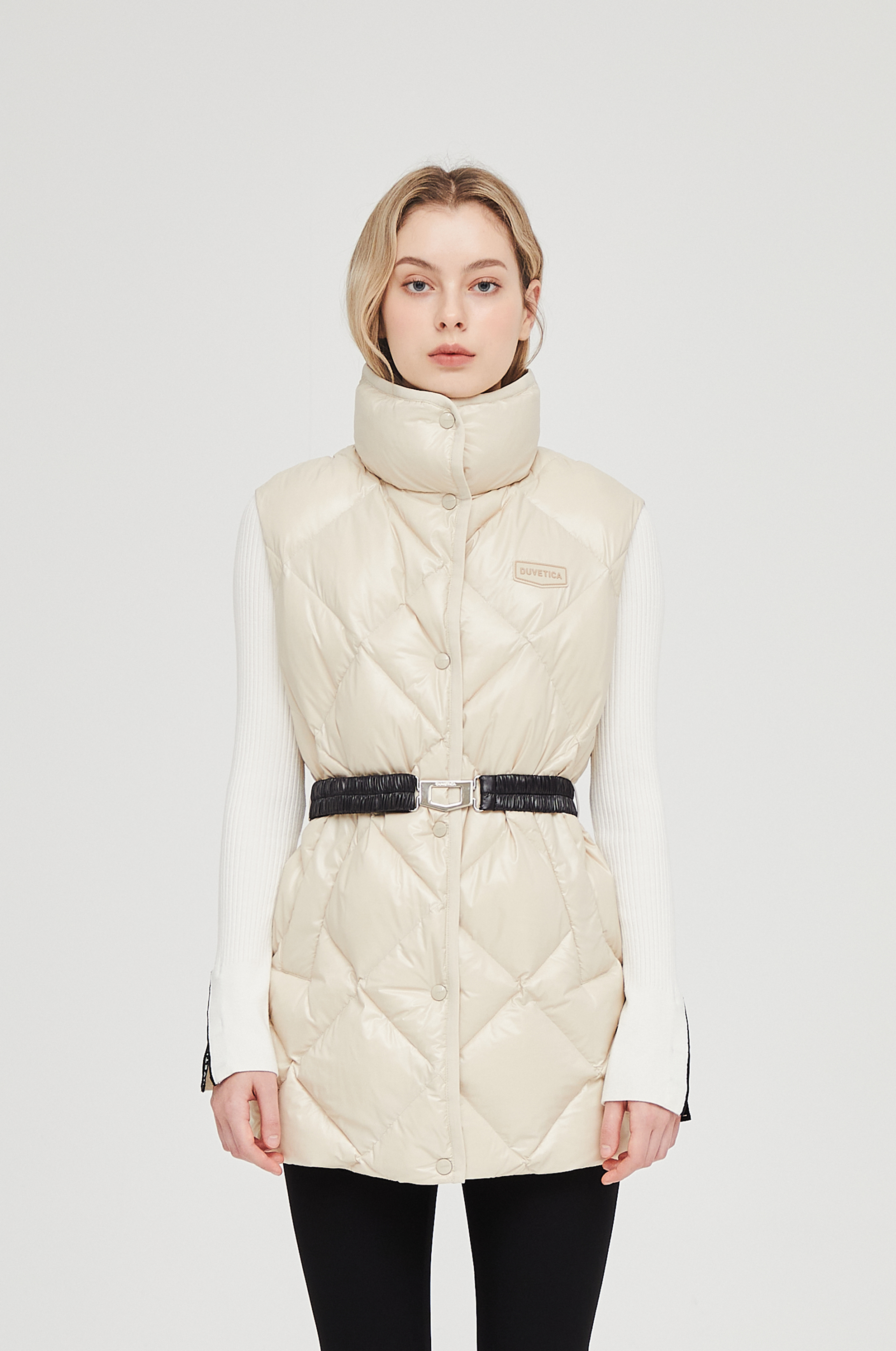DUVETICA(듀베티카) 알리스카베스트(베이지)(여성 조끼) | S.I.VILLAGE (에스아이빌리지)